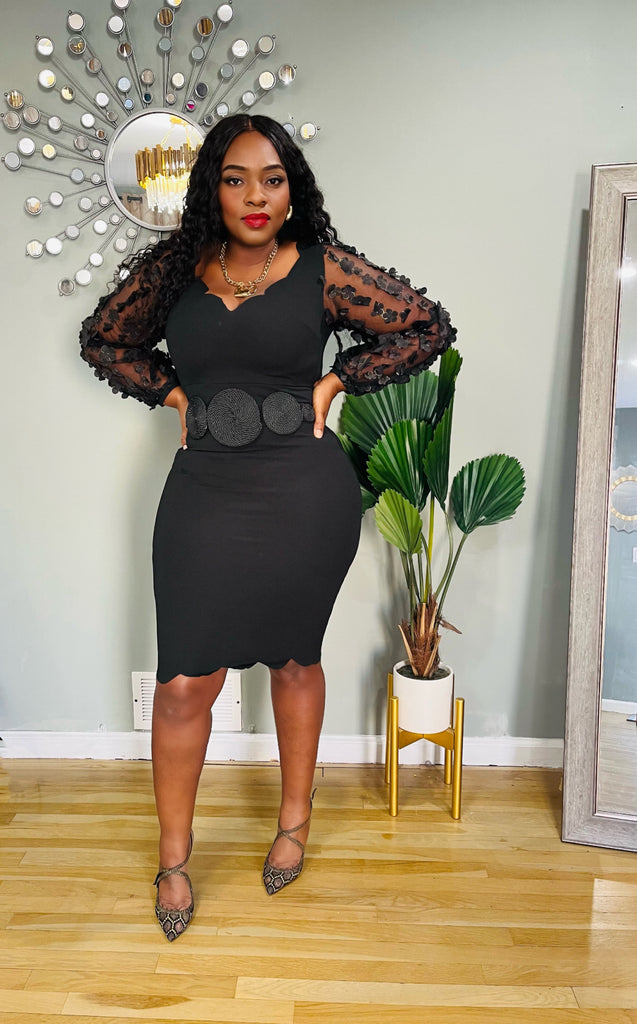 Fancy Lady Midi Dress – SnazzyCLOZET